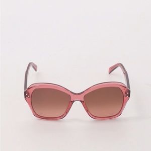 Celine | Accessories | Celine Rose Pink Acetate Round Sunglasses ...